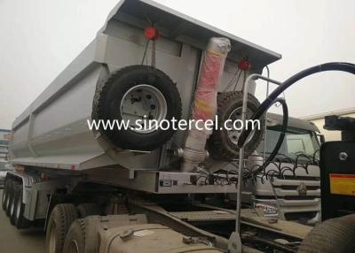 China Semi-Tipper-Anhänger mit hydraulischem System für den einfachen Transport zu verkaufen