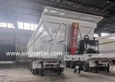 China Steel Semi Tipper 24 Cbm Loading Capacity For Tough Working for sale