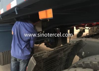 China Dump Tipper Semi Trailer 3 Axles Hydraulic Tipper Trailer Blue for sale