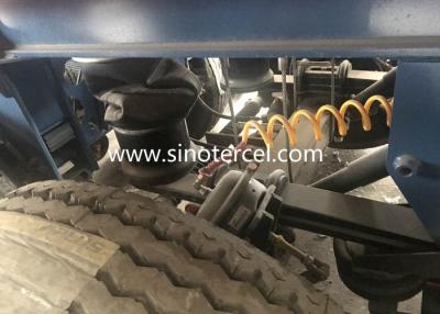 China Semi-Tipper-Anhänger mit drei Achsen-Tipper-Anhänger mit 8 mm Unterplatte zu verkaufen