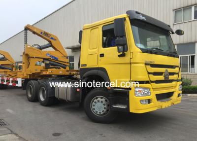 China Tire Size 11R22.5 Sidelifter Trailer Side Unloading Trailer For Construction for sale