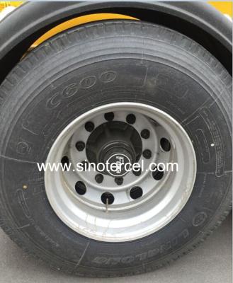 China Tire Size 11R22.5 Sidelifter Trailer Side Unloading Trailer For Construction for sale