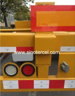 China Tire Size 11R22.5 Sidelifter Trailer Side Unloading Trailer For Construction for sale