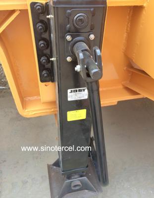 Cina Cargo Semi Low Bed Heavy Duty Semi Lowbed Trailer JOST 3.5 Kingpin in vendita