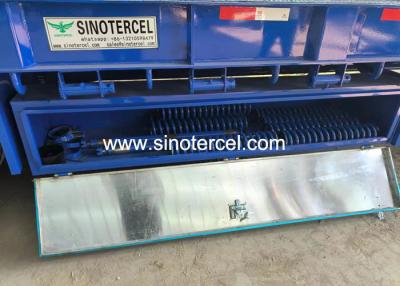 Cina Blu 40 Ft Semi letto basso rimorchio 30-100t carico regolazione idraulica in vendita