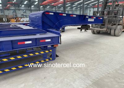 Cina 50000 kg 60000 kg semirimorchio a letto basso con sospensione meccanica in vendita