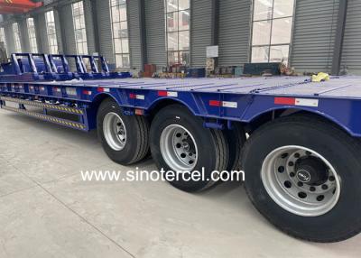 Cina 50000 kg 60000 kg semirimorchio a letto basso con sospensione meccanica in vendita