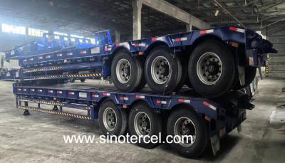 Cina Trailers semi-bassi con tre assi con carrello di atterraggio JOST in vendita