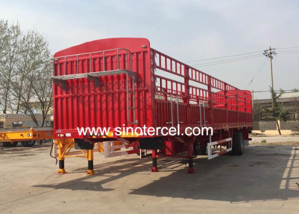 Quality Suspension Mechanical Fence Semi Trailer 53 Feet Bulk Cargo Semi Trailer for sale