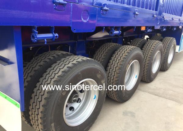 Quality LML9400TPB Fence Semi Trailer 4 Axles Bulk Cargo Semi Trailer for sale