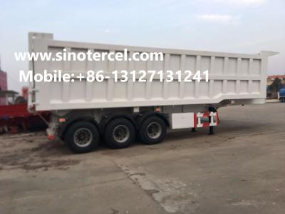 Китай 3-осевой наклонный полуприцеп 40-60 тонн для добычи продается