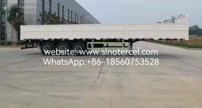 Cina Trasporto di pallet Semirimorchio a parete laterale 20000kg-70000kg Container cargo in vendita