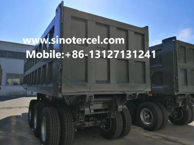Cina Semi-remolchi a tre assi con cappello di 60T in vendita