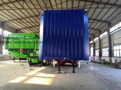 Cina Container FUWA a 3 assi semirimorchio Stabilità superiore del carico Efficienza del carburante per carichi pesanti in vendita