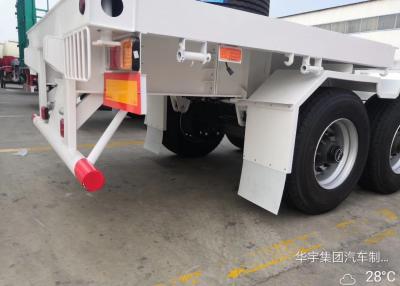 Cina 3 assi semi-camion rimorchio piatto per facile carico e scarico del carico in vendita
