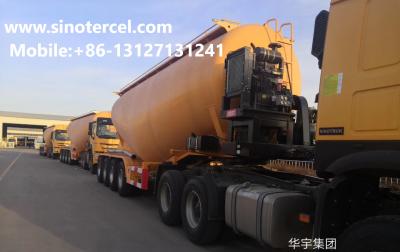 Cina 4 assi semirimorchio di cemento 60000 litri semirimorchio di cemento in vendita