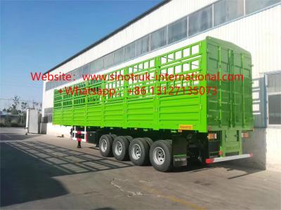 Cina Semi-remorchiere per recinzioni premium (3 assi): capacità 80CBM e capacità di carico 75T in vendita