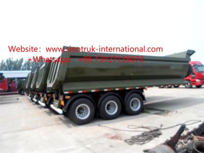 Cina Semirimorchio ribaltabile a U da 48CBM a 3 assi per costruzioni in vendita