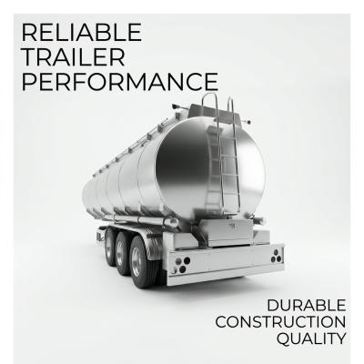 China SINOTERCEL Three-axle 30 CBM fuel tank semi-trailer for sale