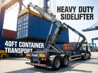 Quality Container Sidelifter Trailer 3 Axle 20 Feet and 40 Feet Container XCMG Crane for sale