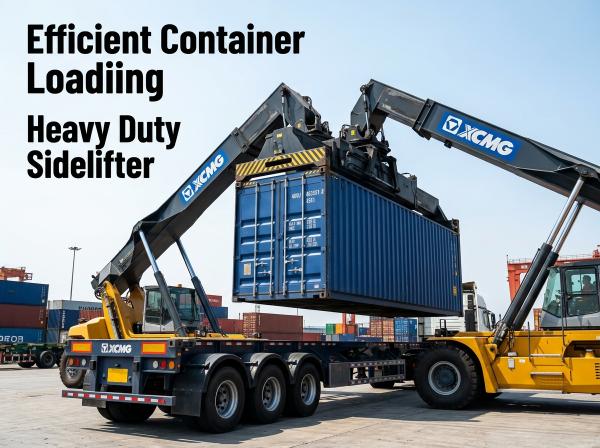 Quality Strength Steel Chassis Sidelifter With 37 Tons Lifting Capacity for sale