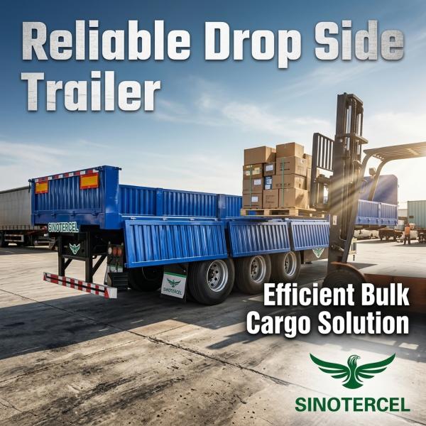 Quality Pallet Transport Sidewall Semi Trailer 20000kg-70000kg Cargo Container Trailer for sale