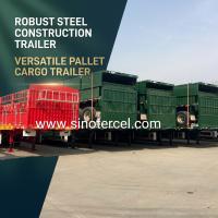 Quality 40000kg Sidewall Semi Trailer Shipping Container Trailer For Bulk Cargo for sale