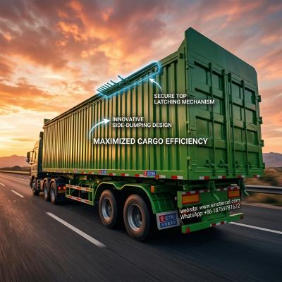 China Enclosed Heavy-Duty Cargo Semi-Trailer 30-50 Ton Capacity for sale