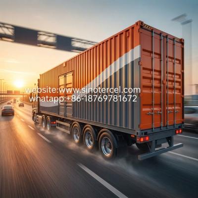 China 3-axle High-Strength Box Cargo Semi-trailer with Strong Load-Bearing Capacity for sale