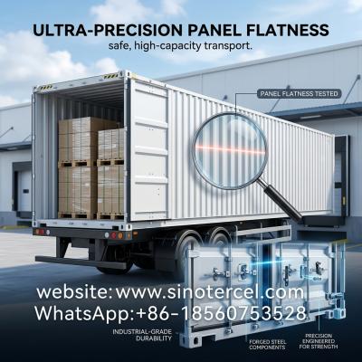 China Box Semi Trailer Personalized Enclosed Semi Trailer White With Side Door for sale