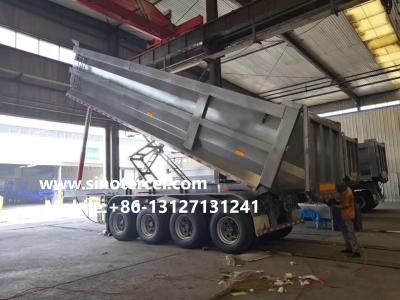 China 3-Axle Self-Unloading Semi-Trailer: 60CBM & 70-80Tons Load-Bearing Capacity for sale