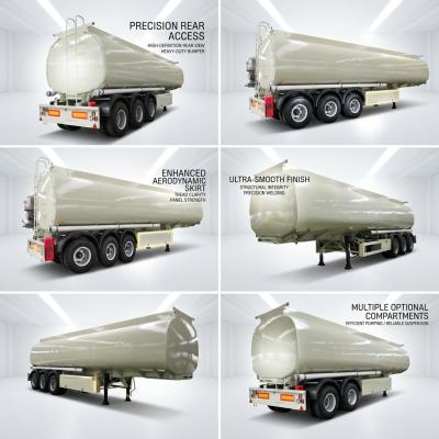 China Maximize Transport Efficiency: 3-Axle 45CBM Large Capacity Tanker for sale