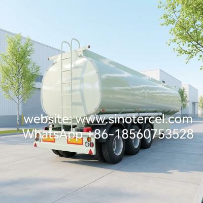 China SINOTERCEL 40CBM Fuel Semi Tanker Trailer 3 Axles for sale