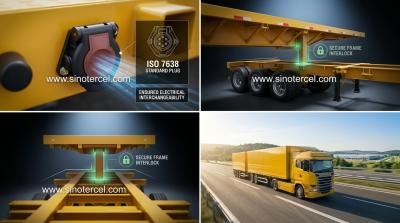 China Electric Brakes Full Trailer 20000kg Tilt Deck Trailer 2.5m Width for sale