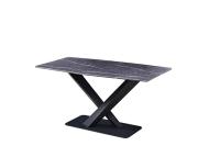 China Marble Stone Slab Fashionable Slate Dining Table for sale