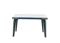 China Simple And Stylish Rock Slab Solid Wood Slate Dining Table for sale