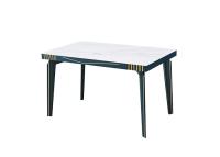 China Simple And Stylish Rock Slab Solid Wood Slate Dining Table for sale