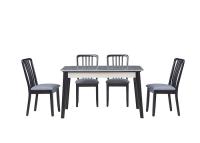 China Simple Granite MDF Restaurant Nordic Dining Table for sale