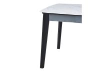 China Stylish Solid Wood ISO9001 Nordic Marble Dining Table for sale