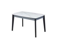 China Stylish Solid Wood ISO9001 Nordic Marble Dining Table for sale