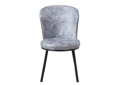 Cina Luce moderna Gray Upholstered Dining Chairs dell'ufficio in vendita