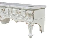 China Marble Solid Wood TV Cabinet And Coffee Table Set for sale