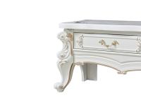 China Marble Solid Wood TV Cabinet And Coffee Table Set for sale