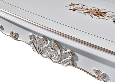 Cina Tavolo da pranzo minimalista bianco di legno solido elegante, scolpente l'insieme del tavolo da pranzo in vendita