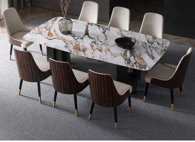 Cina Tavolo da pranzo di marmo di lusso pulito di modo facilmente in vendita
