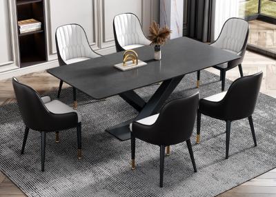 Cina Tavolo da pranzo irregolare dell'ardesia dell'hotel di famiglia di progettazione moderna in vendita