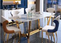 China Restaurant Marble Style Dining Table for sale
