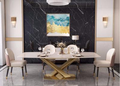 Cina Tabella superiore di marmo della sala da pranzo di 130x80x77cm in vendita
