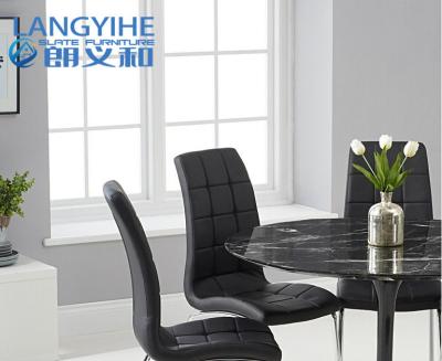 Cina Tavolo da pranzo del marmo del giro dell'OEM 120cm messo per la prima colazione in vendita