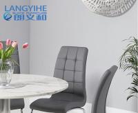 China Comfortable Upholstered Odm Round Marble Dining Set for sale